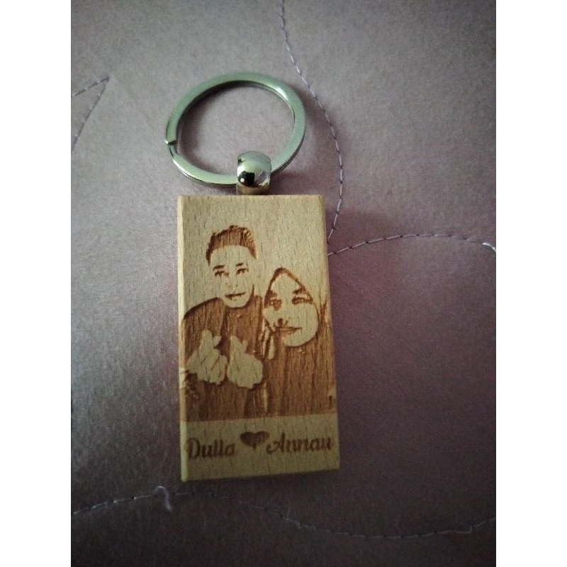 keychain ukir kayu gambar | Shopee Malaysia