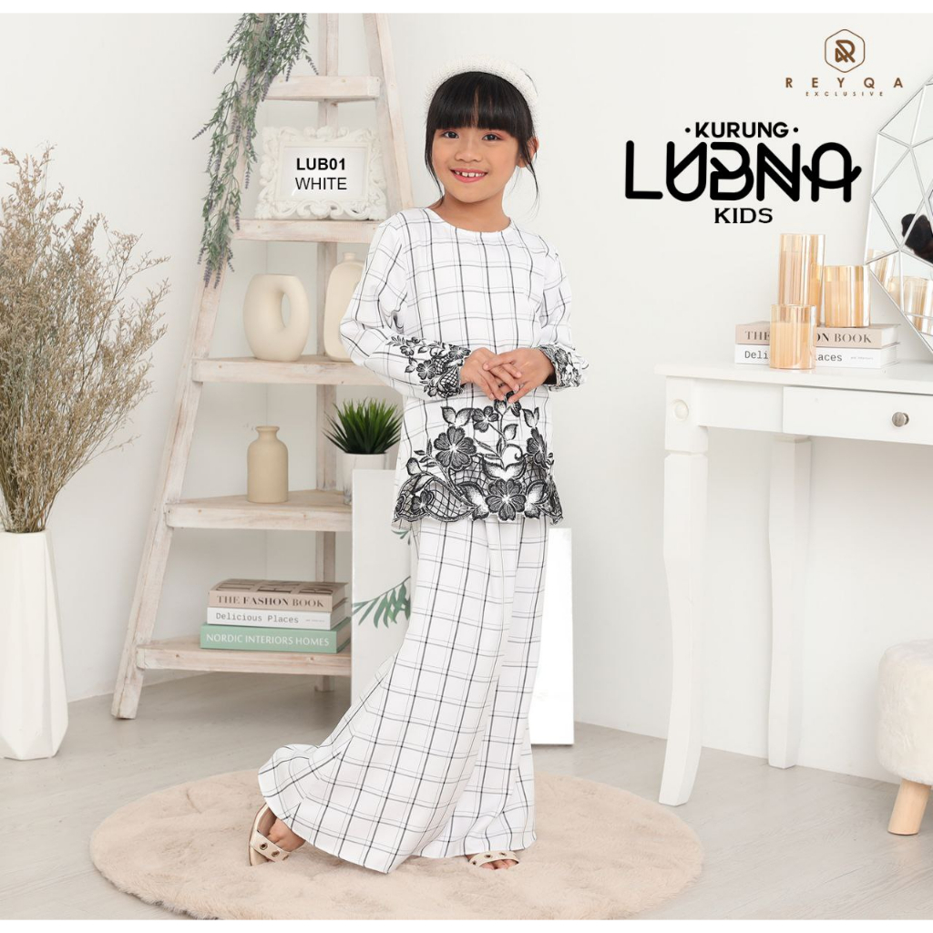 KURUNG LUBNA KIDS Baju Kurung Moden Budak Kanak2 Perempuan Raya 2023 ...