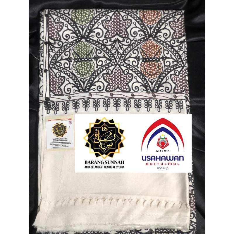 RIDAK KHASMIR Jahitan Tangan Kemas, Kesukaan Para Habaib. Kain tidak ...