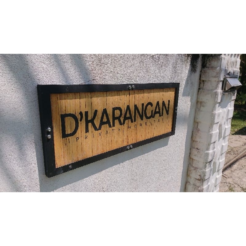 Customize Signage Signboard Industrial Design Concept Khat | Shopee ...