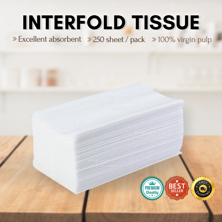 【250pcs】Interfold Hand Towel Tissue Paper Towel Kitchen Towel Tissu ...