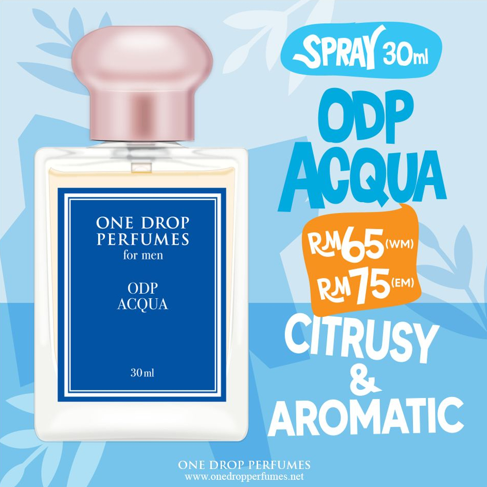 ONE DROP PERFUME 🧊 ODP AQUA - 30 ML 🧊 | Shopee Malaysia
