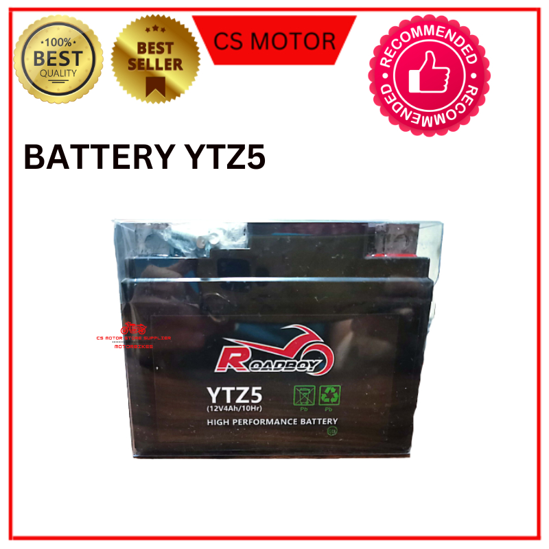 YTZ5S-BS YTZ5S YTZ5 GEL BATTERY EX5 NO STARTER DREAM 110 W100 W125 W110 ...