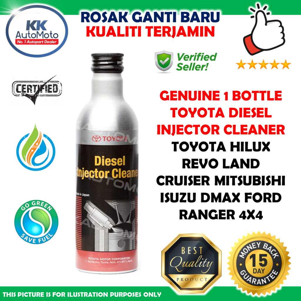 1 Botol Genuine Toyota Diesel Conditioner Injector Cleaner Biodiesel ...