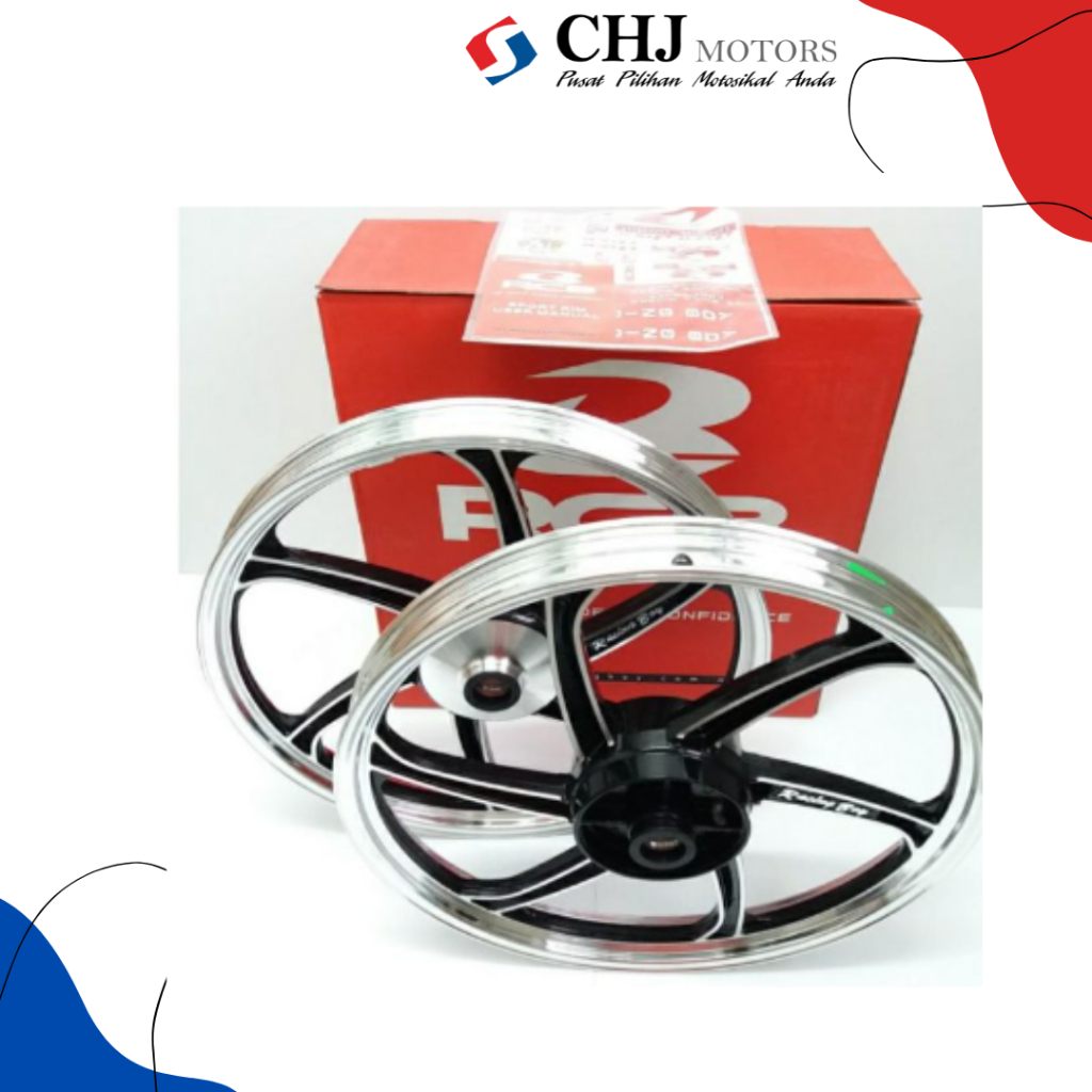 Racing Boy Sport Rim 6L W125 White | Shopee Malaysia