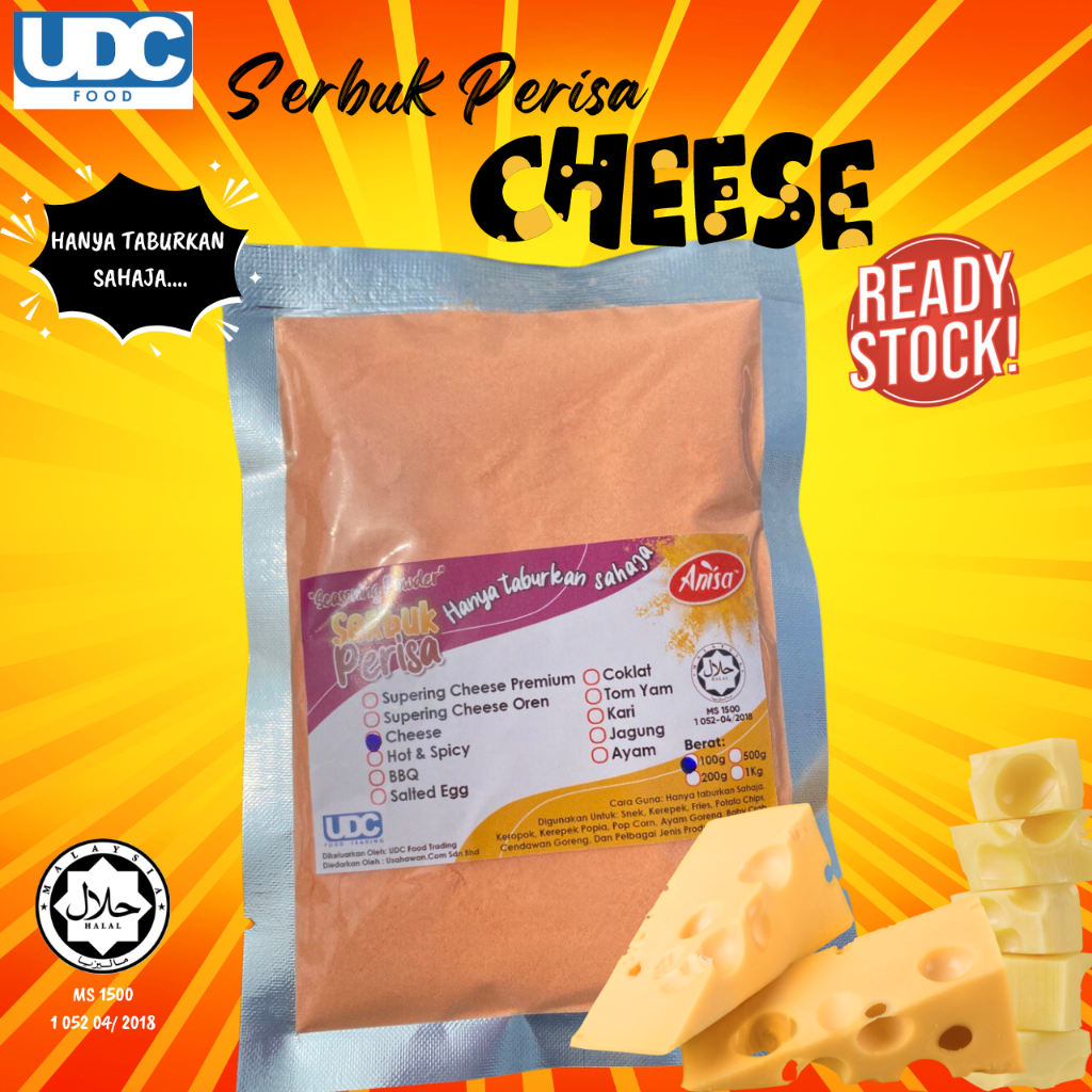 [SERBUK PERISA CHEESE 1KG🔥] SEASONING POWDER SEDAP HALAL HANYA TABURKAN ...