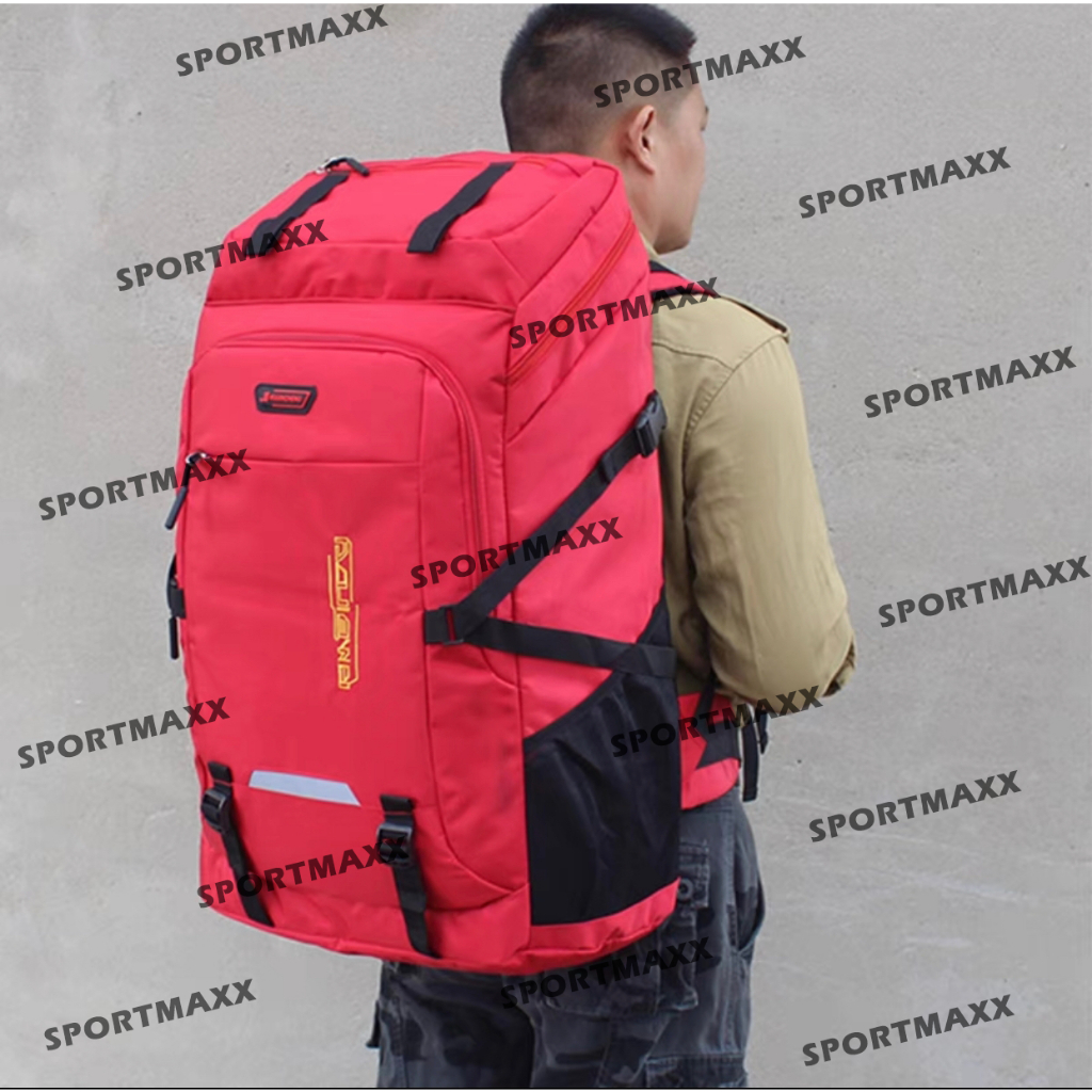80L Large capacity Men Women Sport Travel Bag Trendy Backpacks Outdoor ...