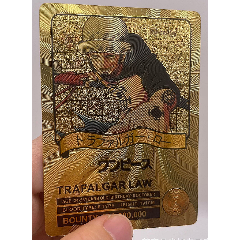 One Piece Gold plated bounty card ( J Store ) | Shopee Malaysia