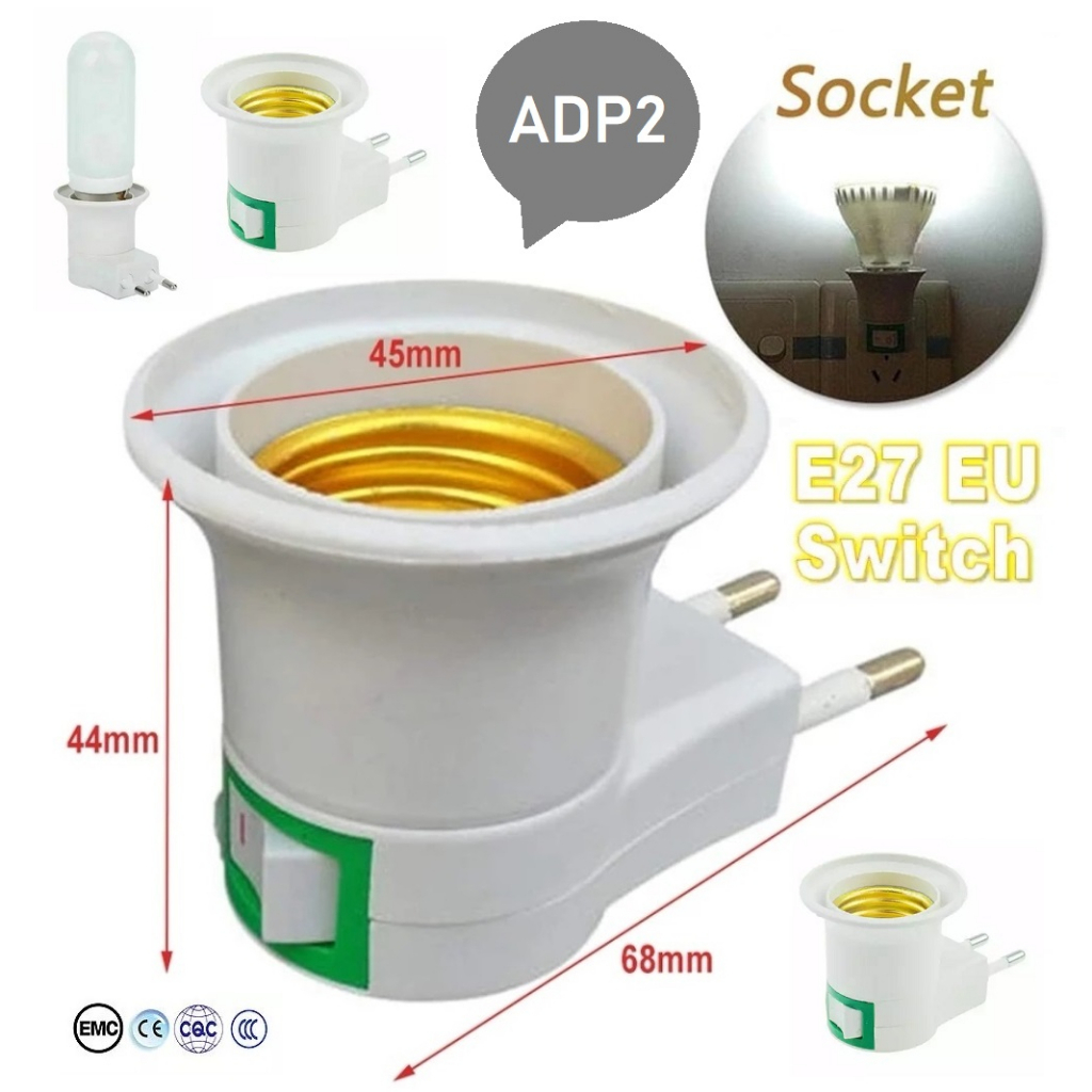 💡 New Stock 💡 E27 Light Bulb Pendant Lamp Holder Screw Cap Socket Plug ...