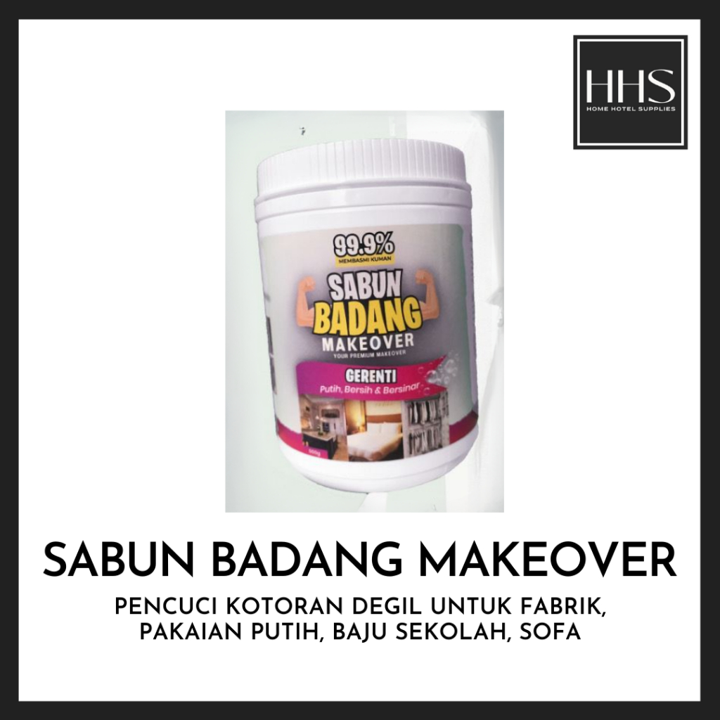 SABUN BADANG MAKEOVER - Sabun Pencuci Kotoran Degil pada semua jenis ...