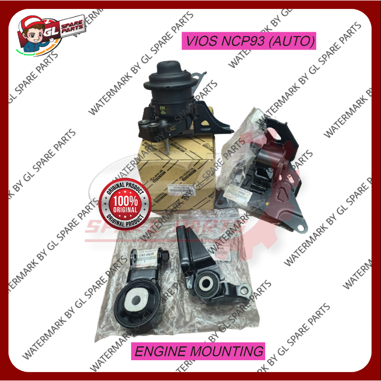 ENGINE MOUNTING (100% ORIGINAL) TOYOTA VIOS NCP93 (AUTO) | Shopee Malaysia