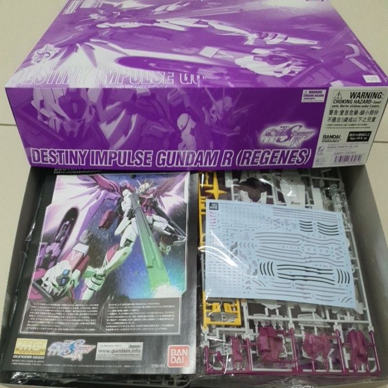 (Ready Stock) MG 1/100 DESTINY IMPULSE GUNDAM R (REGENES) | Shopee Malaysia