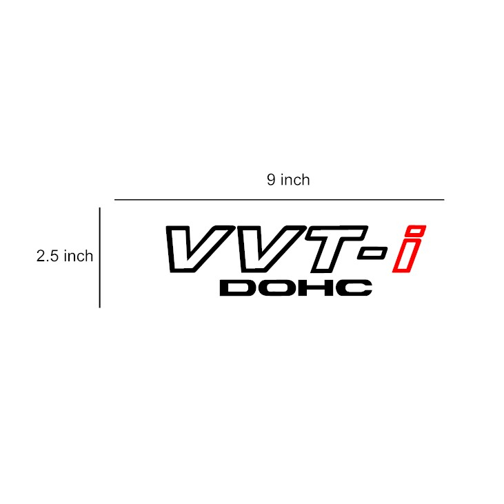 sticker VVTI DOHC STICKER (2PCS) | Shopee Malaysia