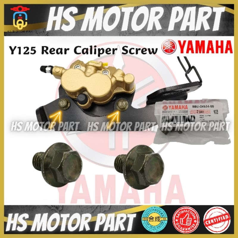 HSMOTORPART Y125 Pump Belakang Skru,Y125 Rear Caliper Screw Originally ...