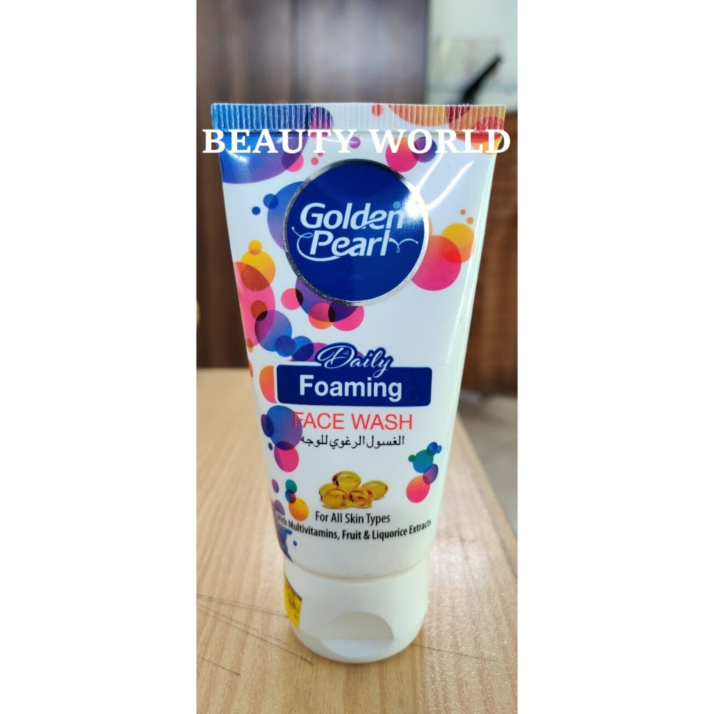 Golden pearl whitening series foaming facial wash New 100% authentic form Pakistan | Shopee Malaysia