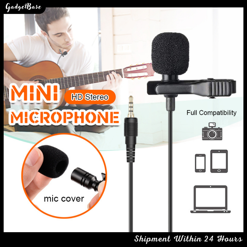 Mini Condenser Microphone 3.5 mm PC Microphone,K Song,Online Classroom ...