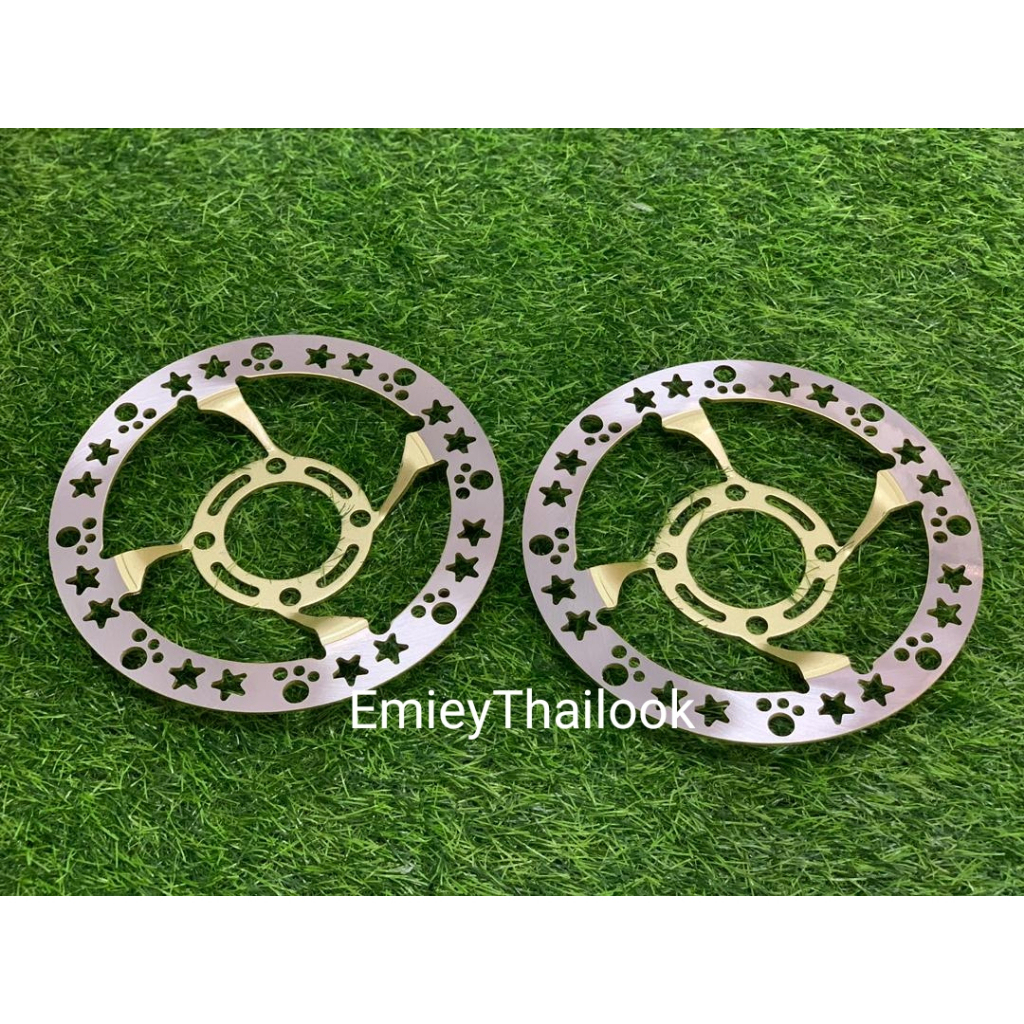 🔥HONDA WAVE 125/WAVE 100R DISC BRAKE/BREK LENGKOK CNC DESIGN BINTANG ...