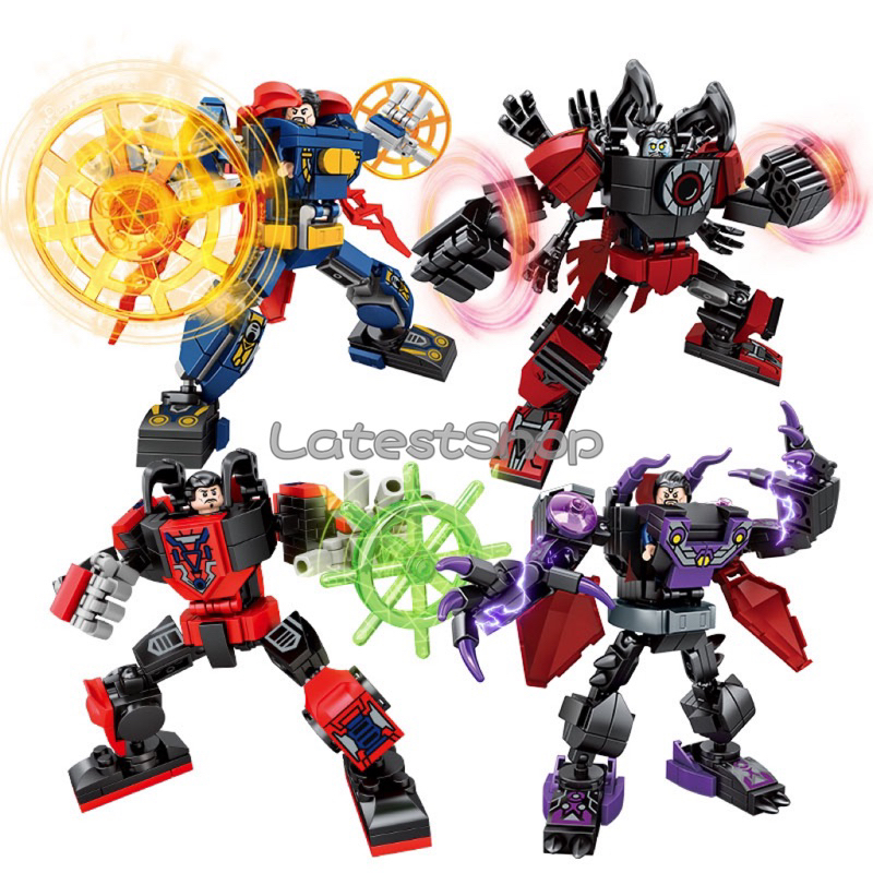 Mainan Superhero Robot Toys Strange Doctor Mecha Fight Assembled ...