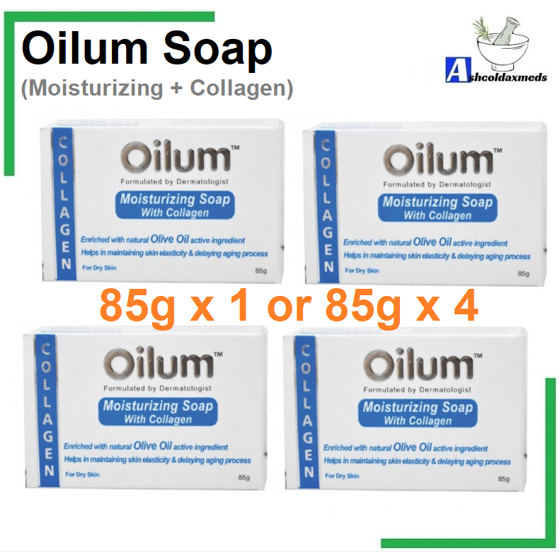 Oilum Moisturizing Soap With Collagen 85g/85gx4 EXP10/2028 | Shopee ...