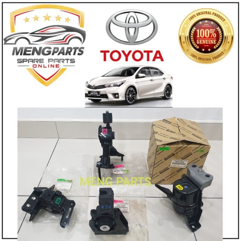 ORIGINAL TOYOTA ALTIS ZRE171 ZRE172 AUTO 203Y-2018YENGINE MOUNTING SET ...