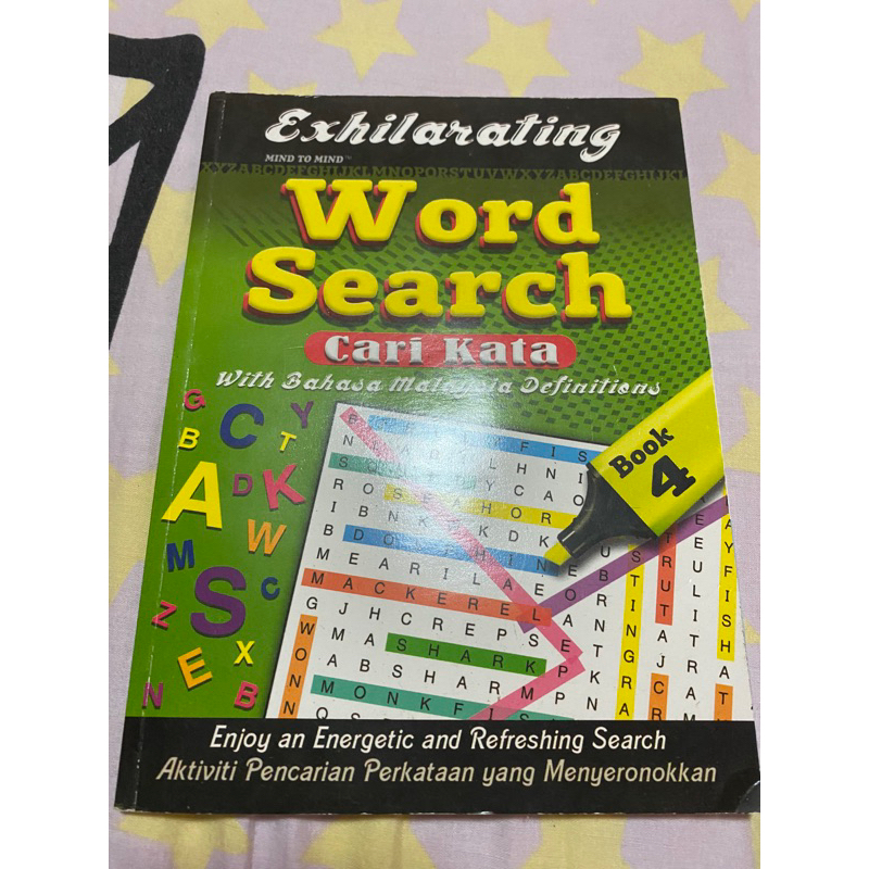 Readystock Word search cari kata dwibahasa malay and english word ...