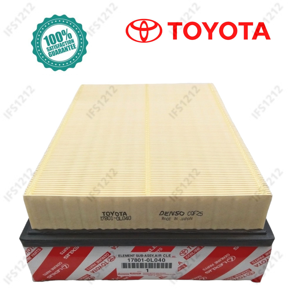 🇲🇾ORI NEW🔥 TOYOTA AIR FILTER HILUX INNOVA FORTUNER 2016~up GUN125 ...