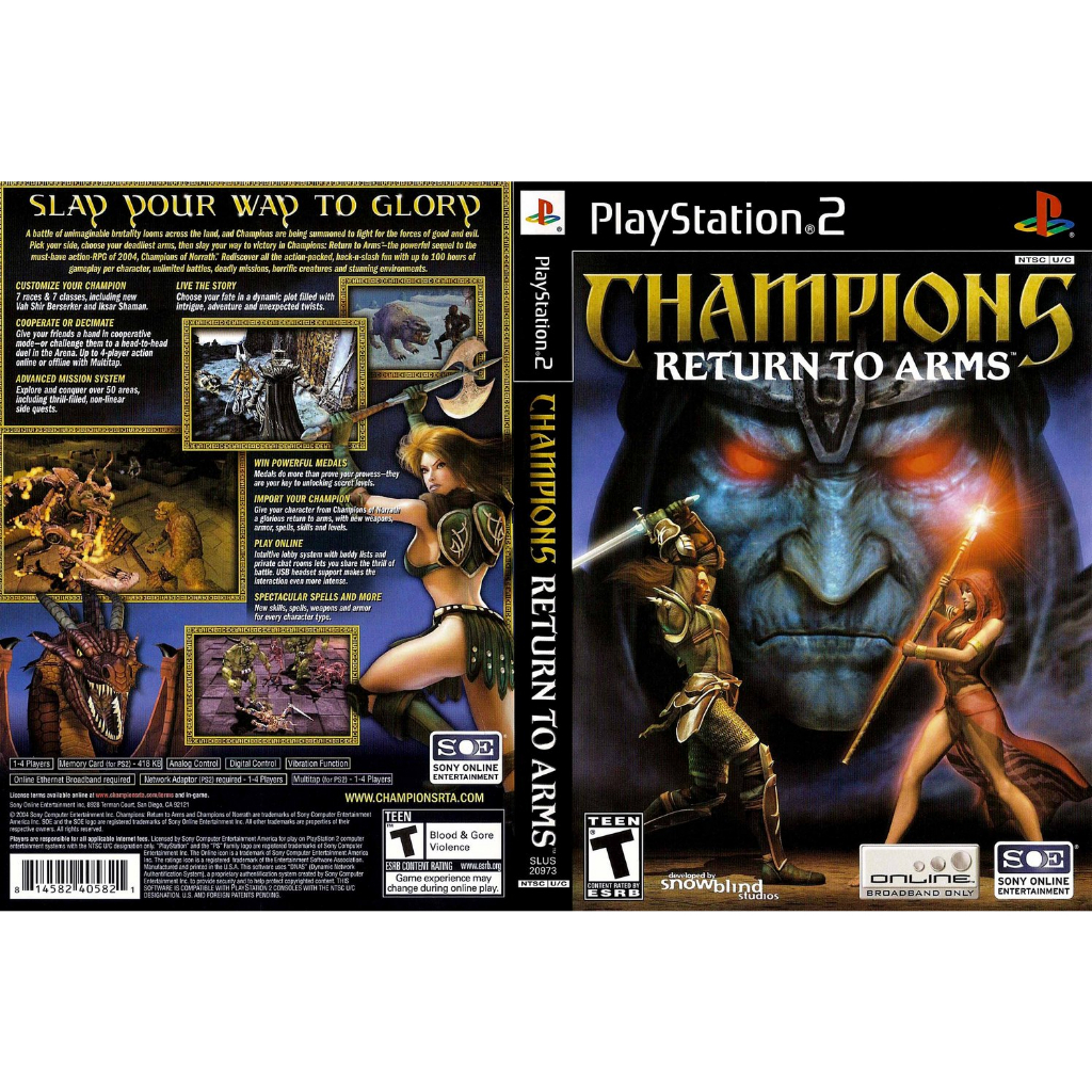 Champions Return To Arms (CD Games PS2) | Shopee Malaysia