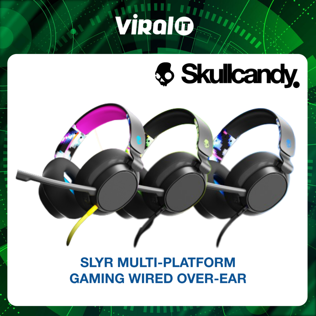 SKULLCANDY SLYR MULTI-PLATFORM GAMING WIRED OVER-EAR HEADPHONE | Shopee ...