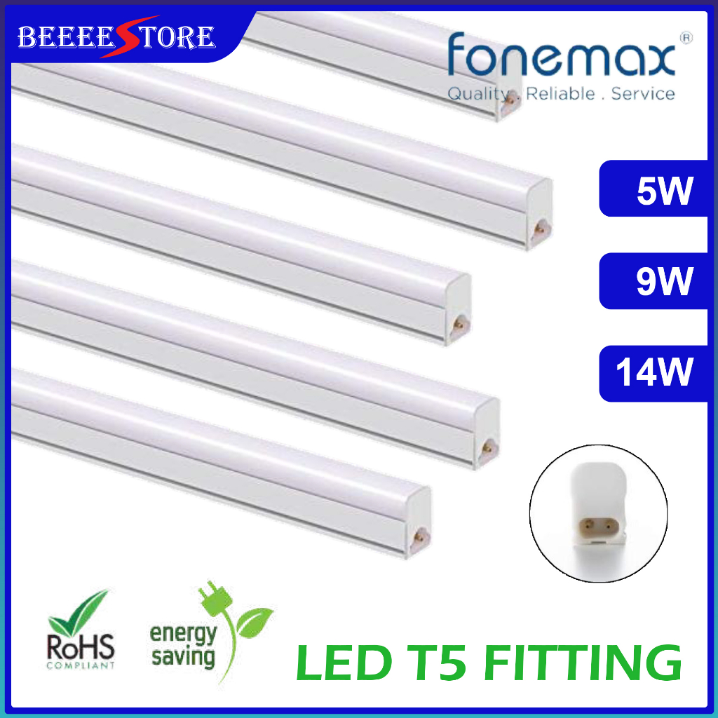 FONEMAX 5W 9W 14W LED T5 FITTING FM-105 / FM-209 / FM-314 Daylight ...