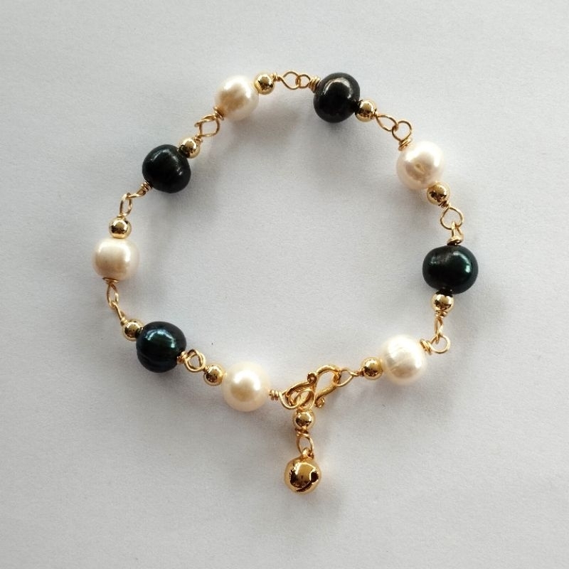 Gelang suasa mutiara asli air masin | Shopee Malaysia