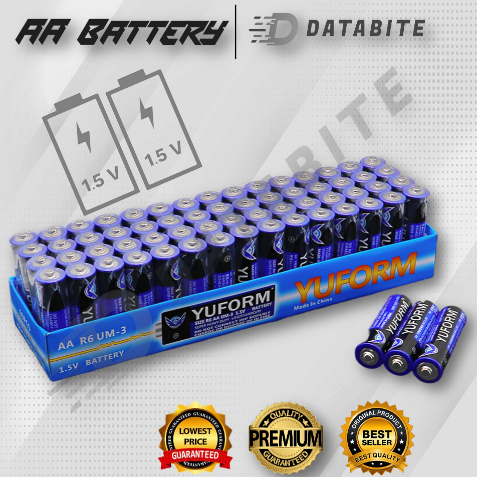 60pcs Wholesale Batteries AA Battery LR6 Alkaline Battery 1.5V High ...
