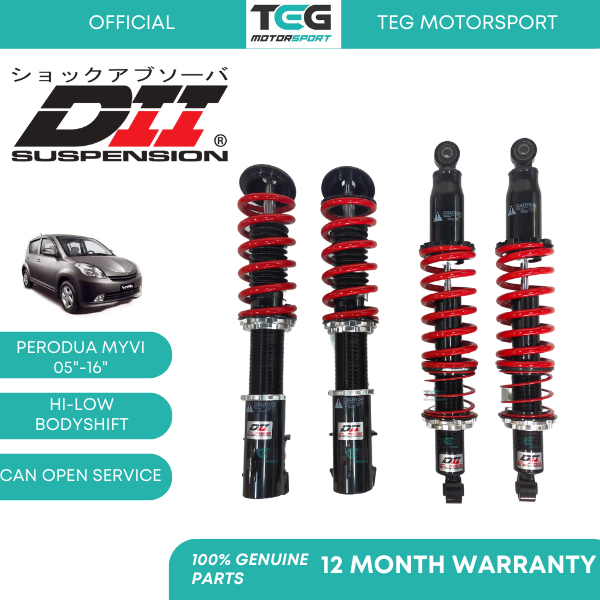 Perodua Myvi 03-16/ Viva DII (Boleh Service) Adjustable Suspension High ...