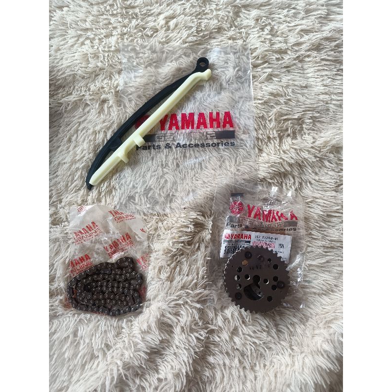 Yamaha Lc Lc135 Timing chain + TENSIONER GUIDE SET rantai kecil stopper ...