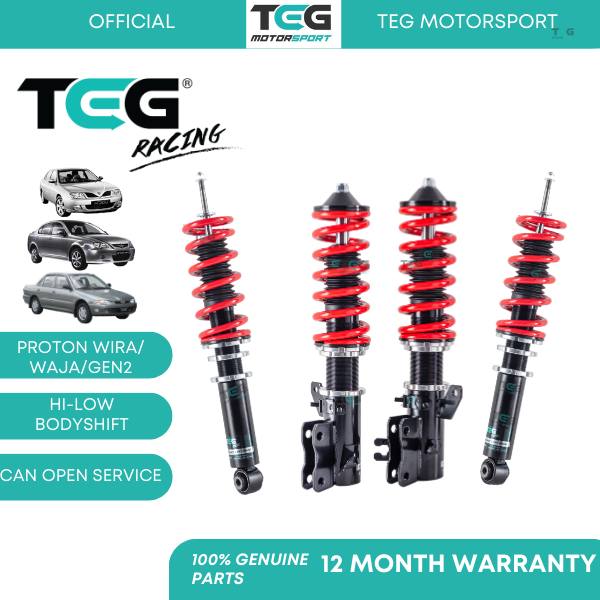 🔥BOLEH SERVICE🔥 Proton Wira/ Waja/ Gen2/ Persona TEG RACING Adjustable ...