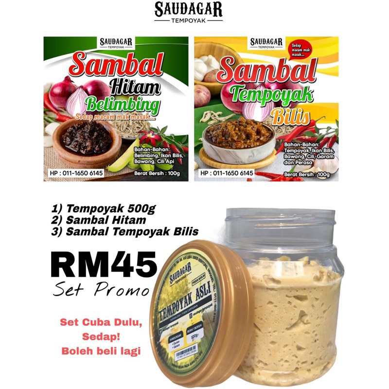 Set Promo Tempoyak dan Sambal | Shopee Malaysia