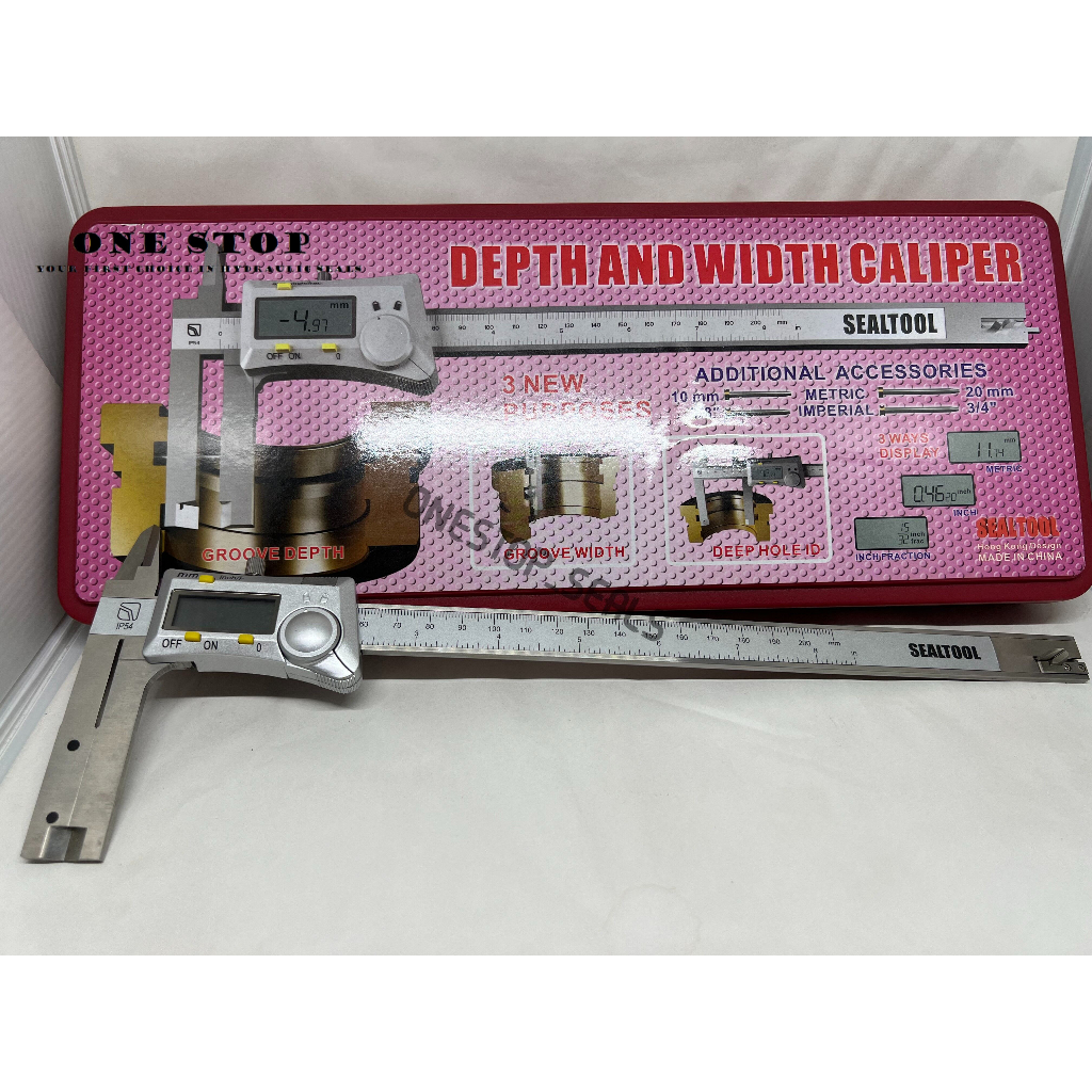 SEALTOOL DIGITAL CALIPER (DEPTH AND WIDTH) 200MM | Shopee Malaysia