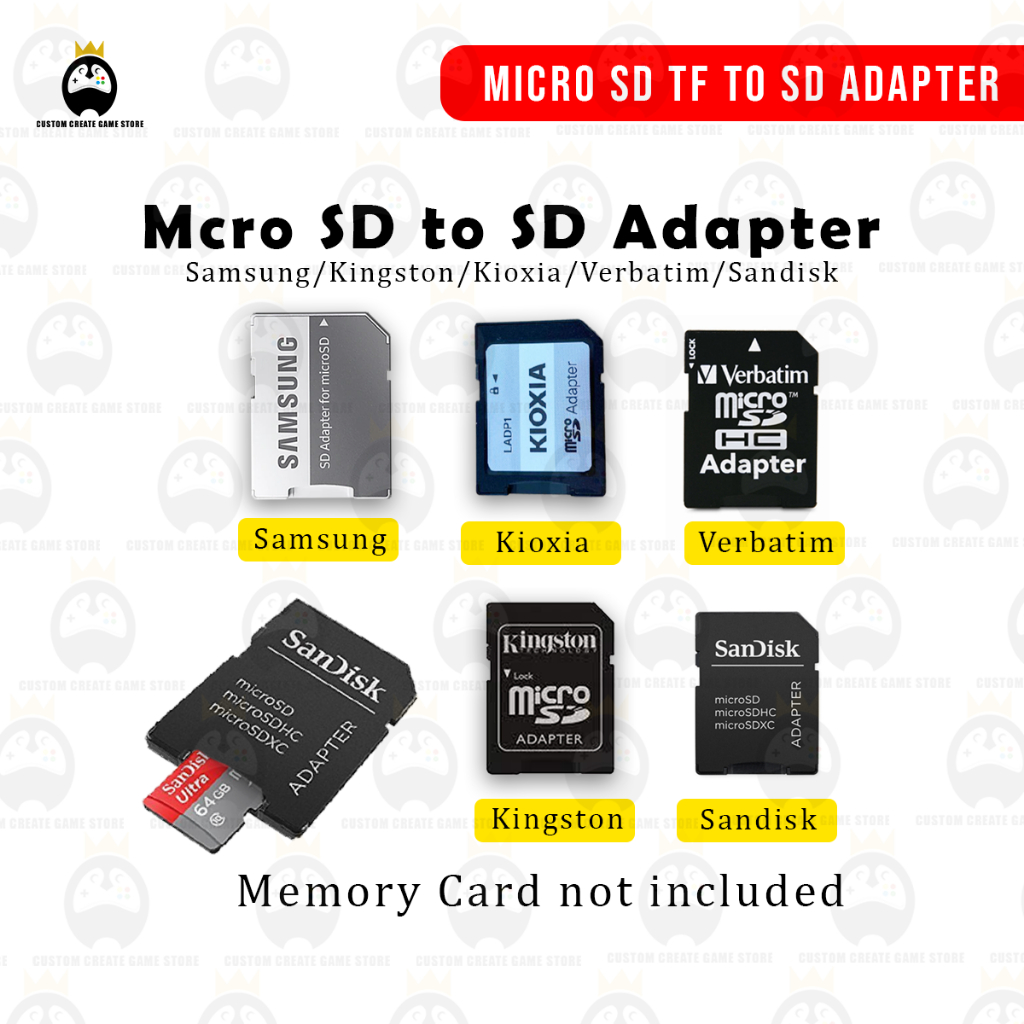 Micro SD TF to SD Card Memory Card Adapter Converter | Shopee Malaysia