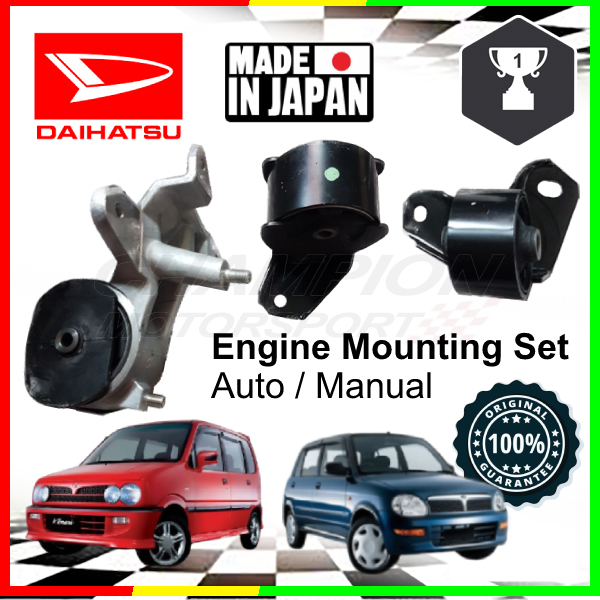 Engine Mounting Set Perodua Kelisa Kenari Original Daihatsu (3pcs/Set ...