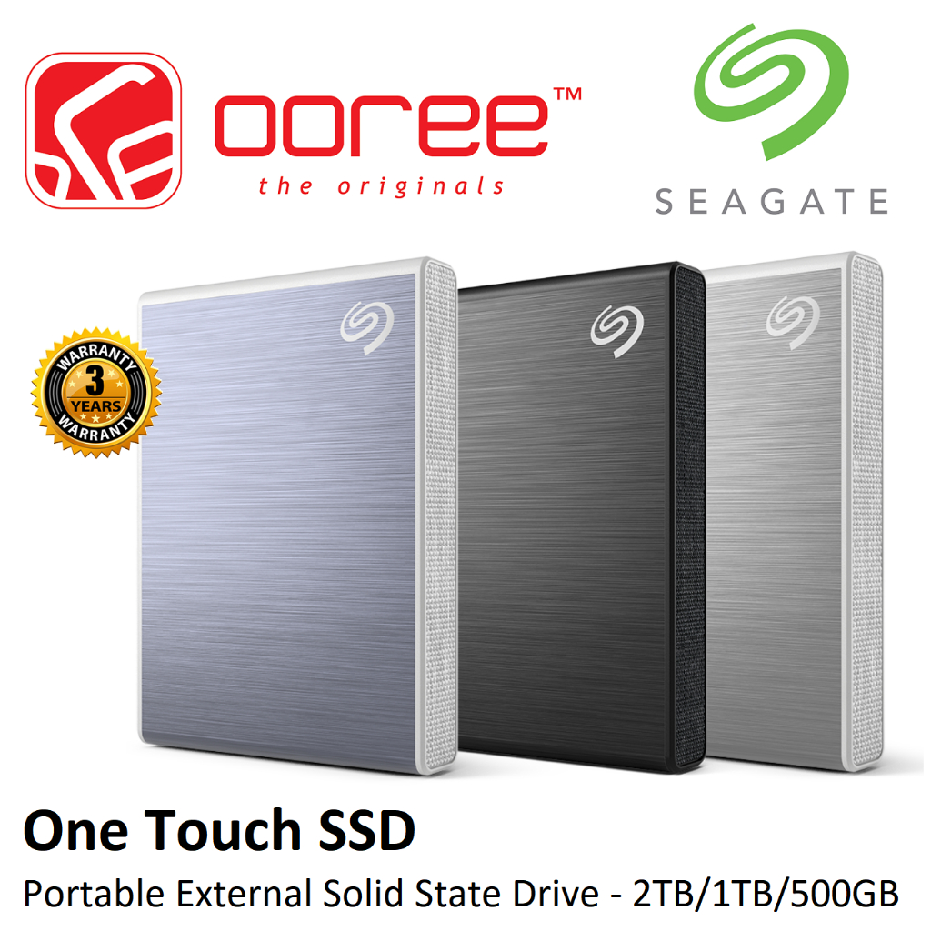 SEAGATE ONE TOUCH EXT SSD PORTABLE EXTERNAL SOLID STATE DRVE WITH ...