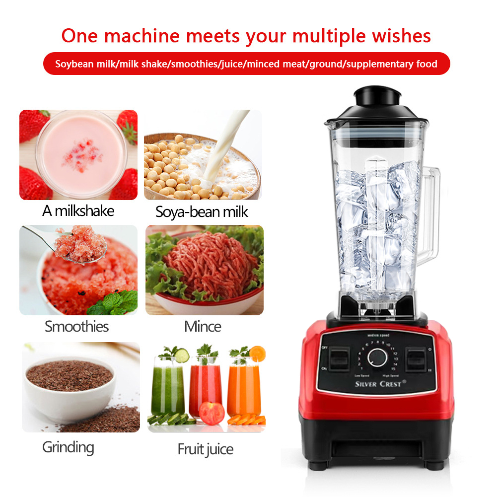 Multifunction Blender Heavy Duty Blender Food Processor Ice Smoothies ...