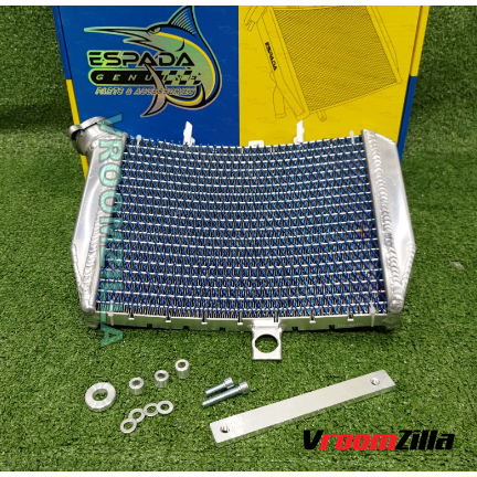 ESPADA RADIATOR CURVE STAINLESS STEEL RAINBOW TITANIUM Y15ZR RS150 ...