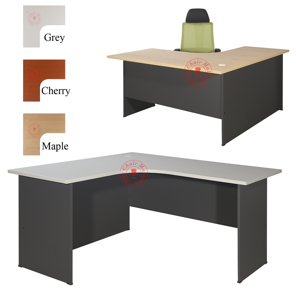 L Shape Office Table / Study Table / Study Desk / Writing Table / Meja ...