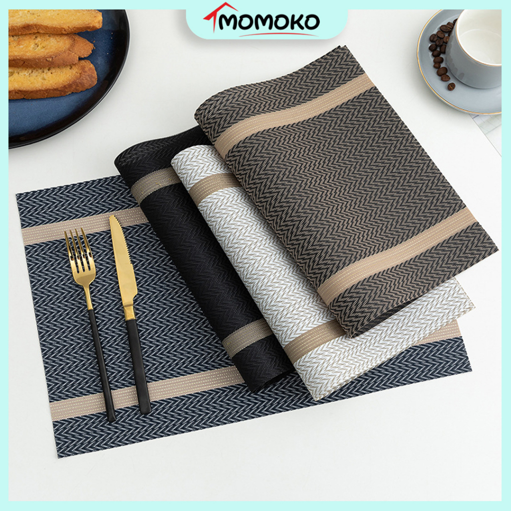 Dining Table Mat Coaster Tablemat Table Cloth Anti Slip Washable Non ...