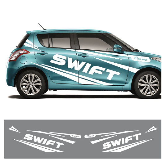 Car Door Side Stickers For Suzuki SWIFT 3 4 Mk2 Zc31s Zc33s Auto Tuning ...