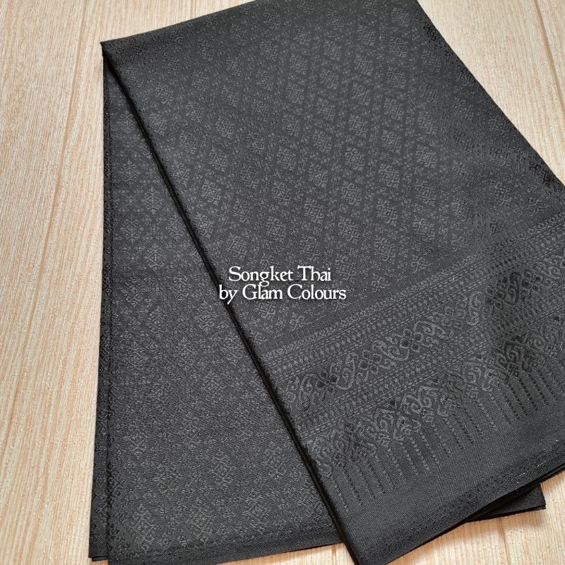 SAMPING Songket HITAM SIAP JAHIT [Ready to Ship] | Shopee Malaysia