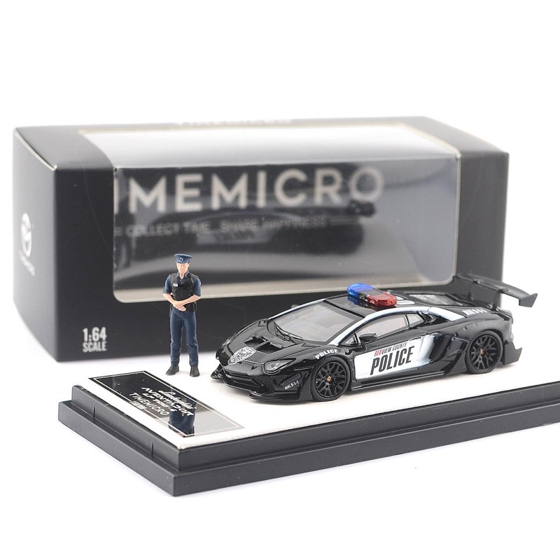 TIME MICRO 1/64 LAMBORGHINI LP700-4 POLICE EDITION WITH FIGURE | Shopee ...