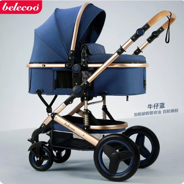 ORIGINAL Belecoo Baby Cart Stroller New Design Foldable Folding Newborn ...