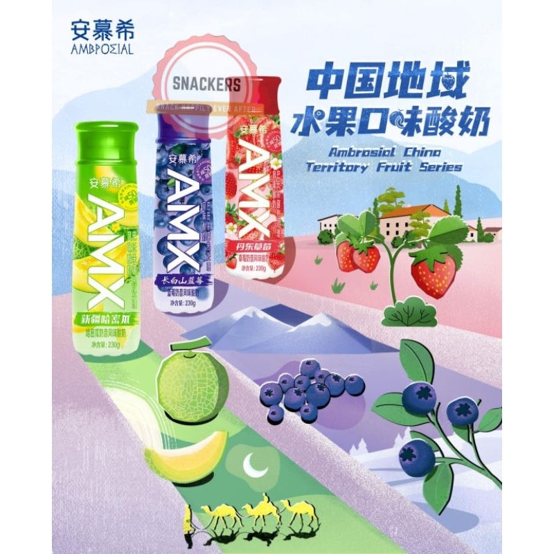 💥HOT ITEAM💥 全新口味安慕希AMX奶昔风味酸奶高端瓶装 Premium Ambrosial Anmuxi AMX Yogurt Drink (2.3kg) | Shopee Malaysia