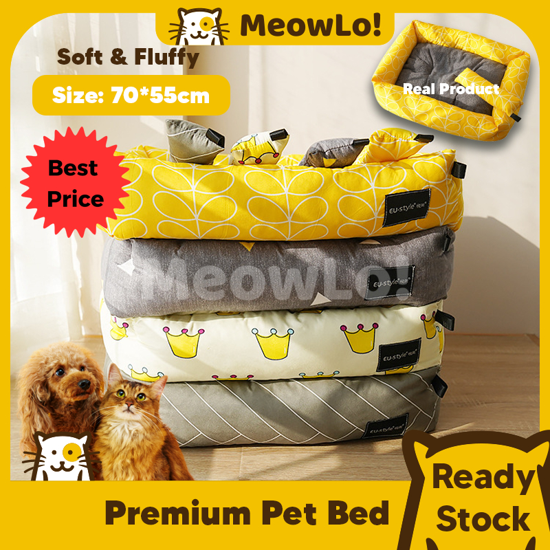 MeowLo Premium Comfy&Soft Little Paw Cat Bed 70cm Katil Tilam Kucing ...