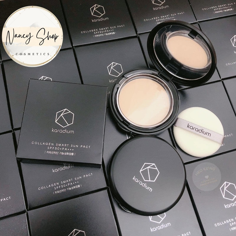 POWDER Karadium Collagen Smart Sun Pact SPF50+Pa+++ 11g(Original) | Shopee Malaysia
